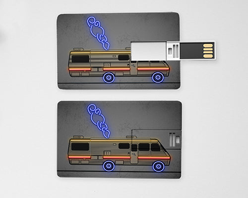 Breaking bad Bus Neon Effect Pendrive – My Idea Sports Canvas