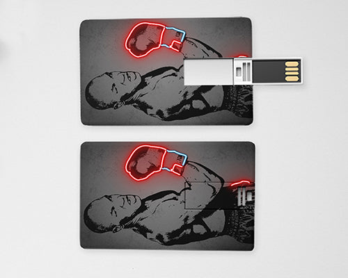 Mike Tyson Neon Effect Pendrive – My Idea Sports Canvas