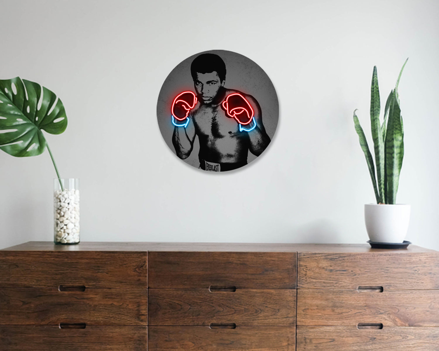 Muhammad Ali Round Wall Art – My Idea Sports Canvas