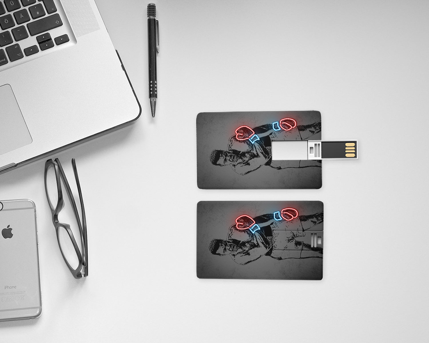 Muhammad Ali Neon Effect Pendrive – My Idea Sports Canvas