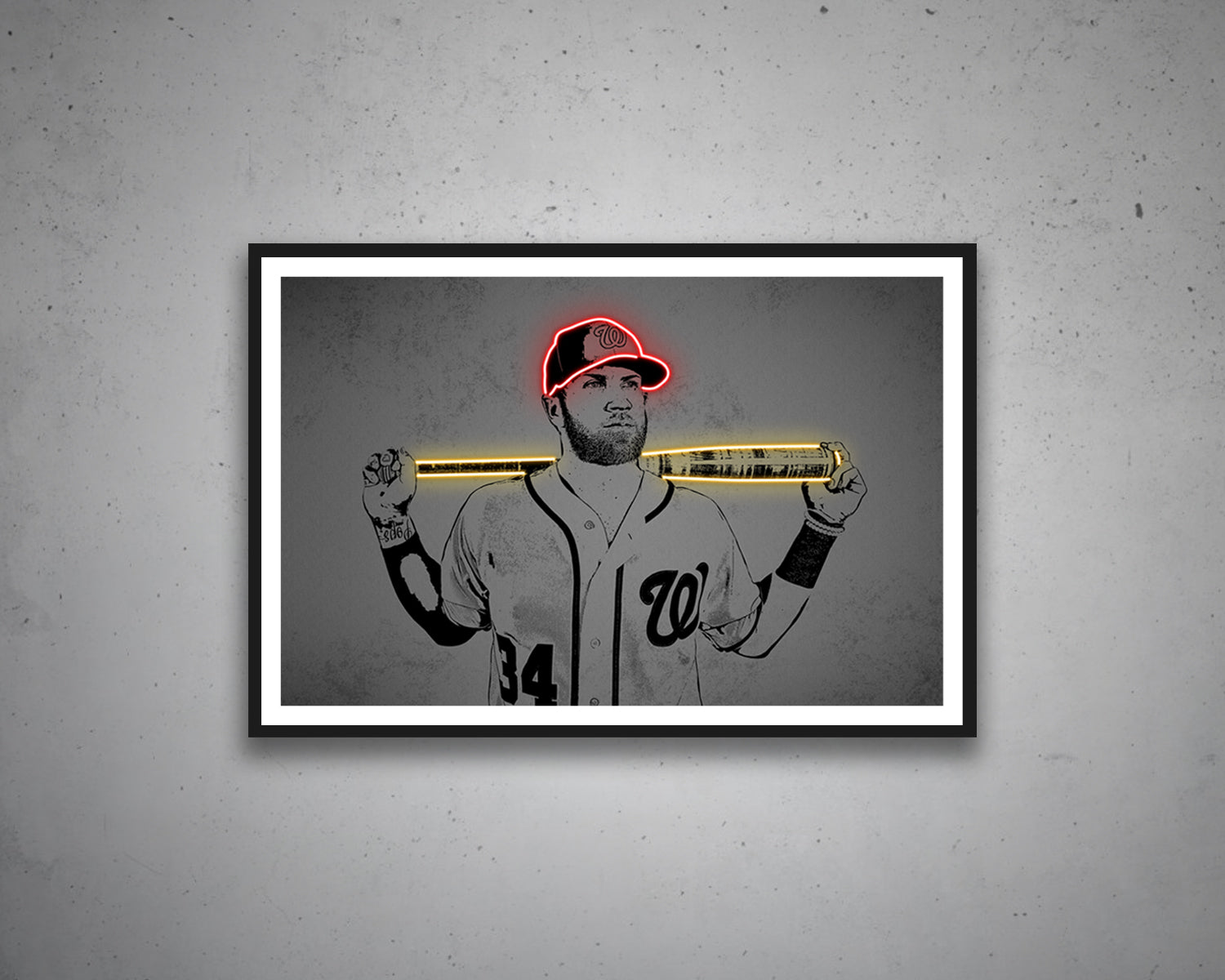 Bryce Harper Canvas Wall Art – My Idea Sports Canvas