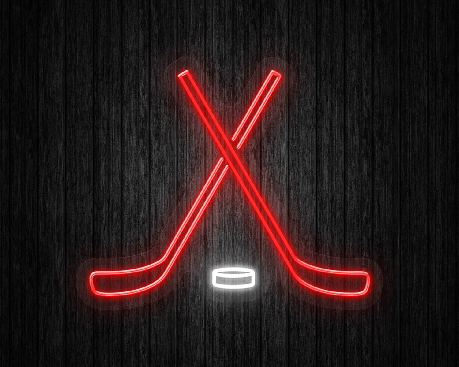 Ice Hockey Neon Sign – My Idea Sports Canvas