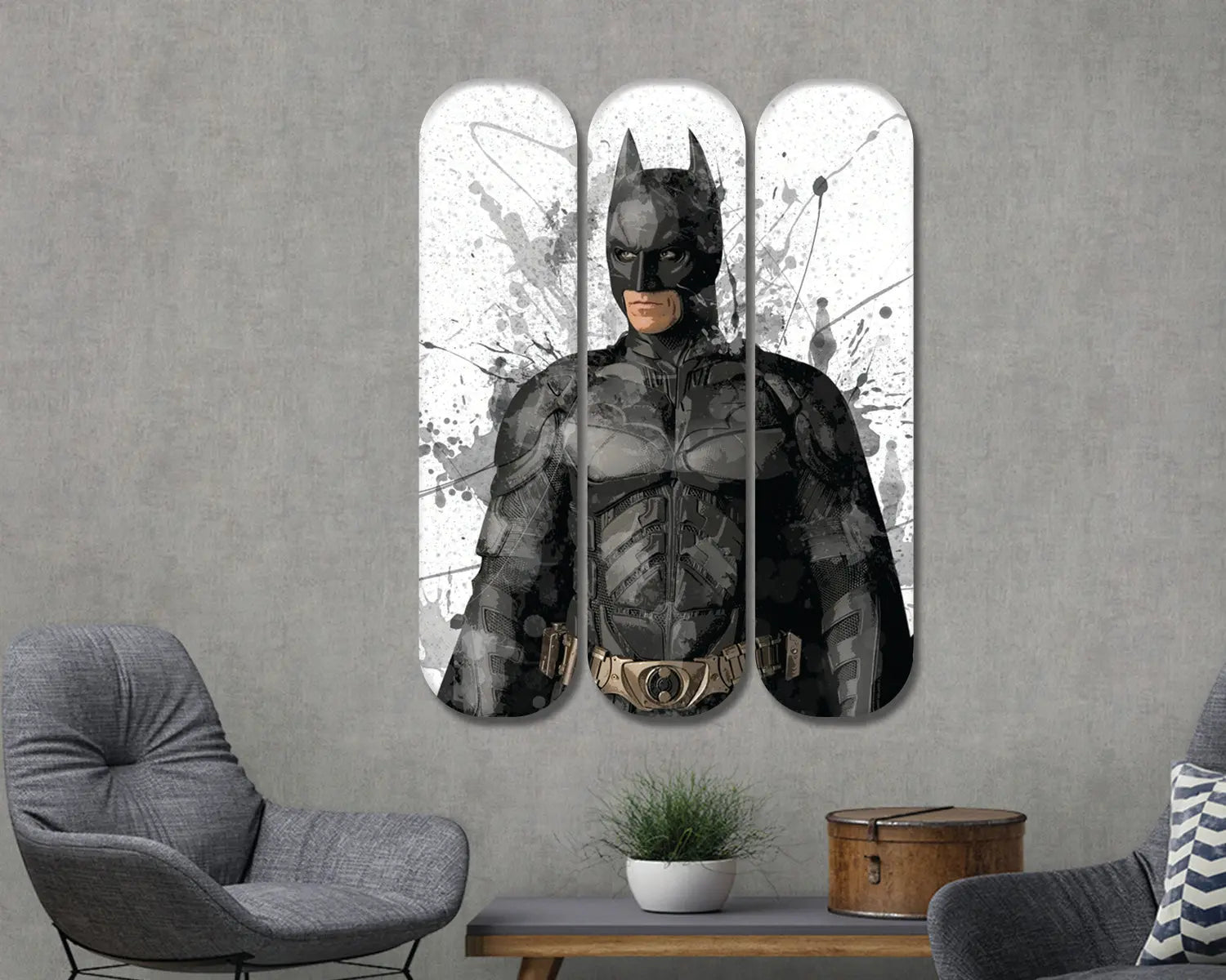 Batman Acrylic Skateboard Wall Art – My Idea Sports Canvas