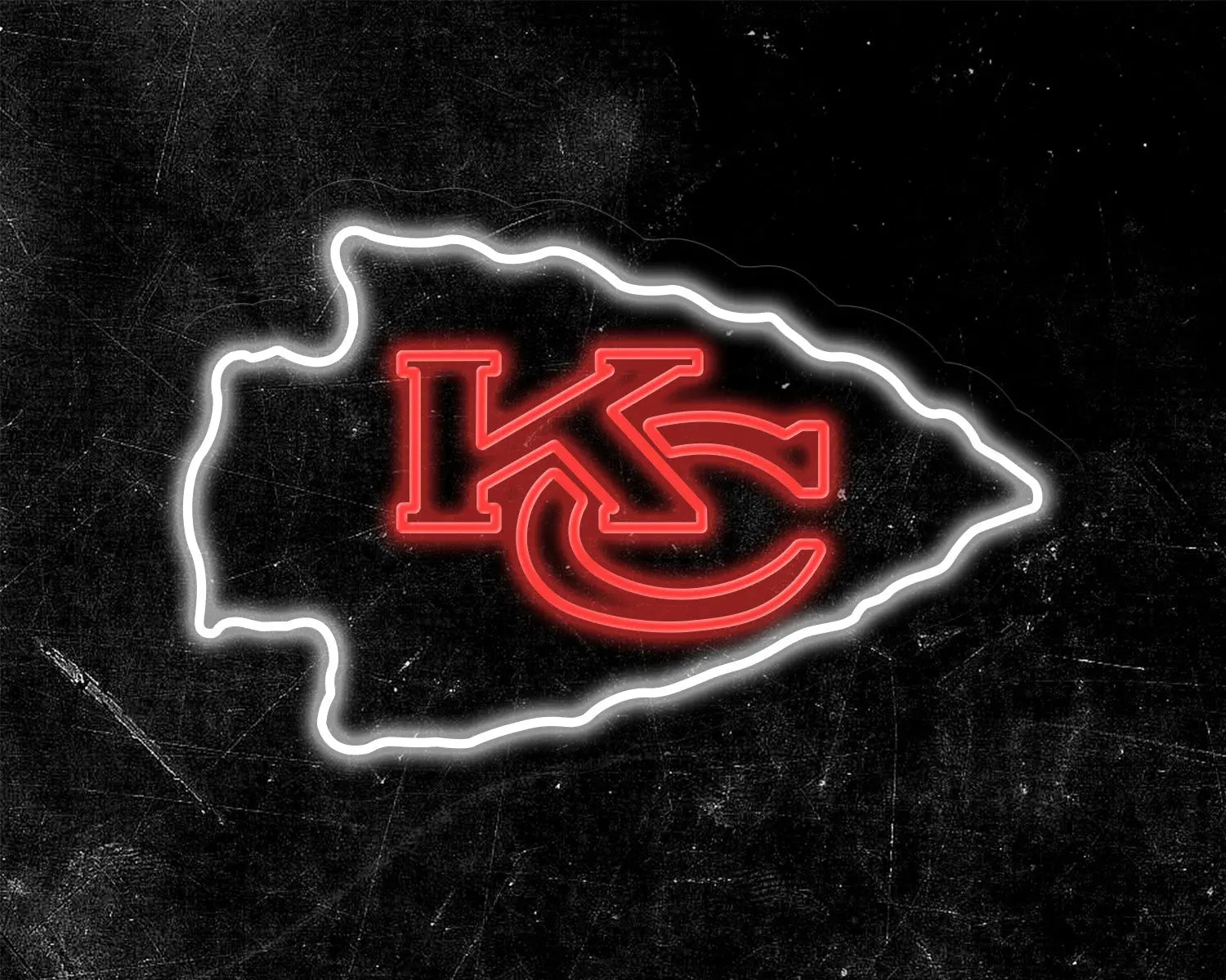 Kansas City Chiefs Neon Sign – My Idea Sports Canvas