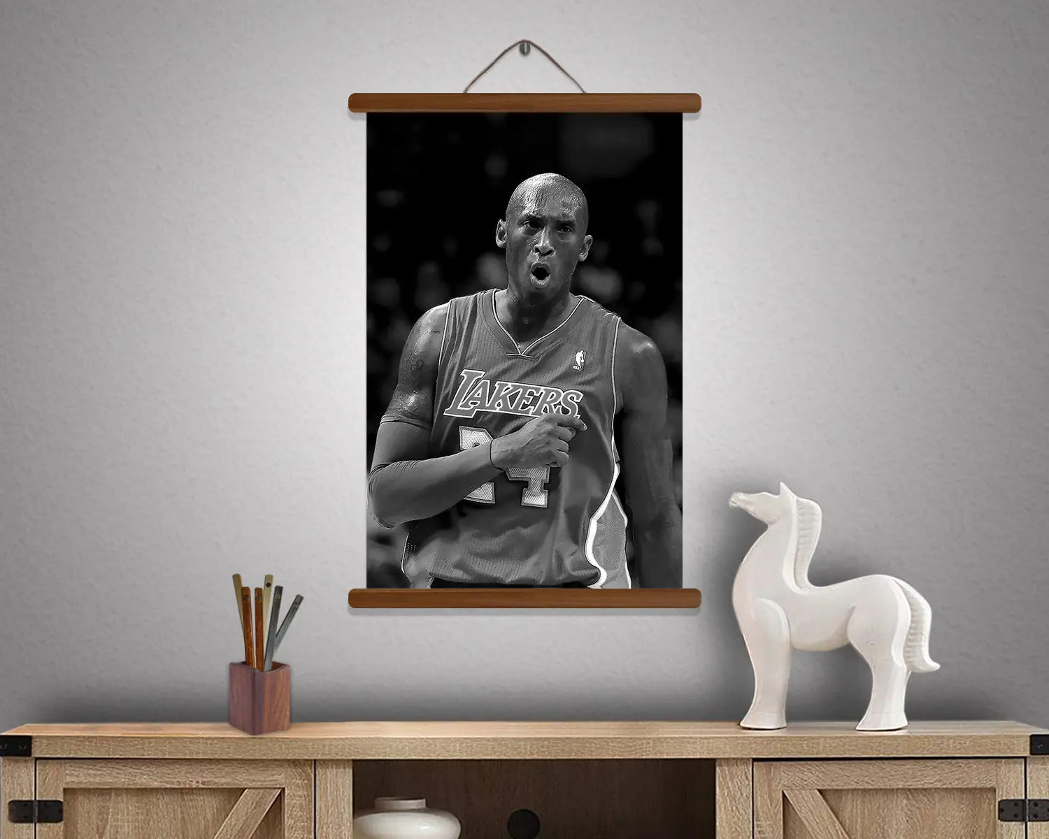 Kobe Bryant Poster Hanging Frame – My Idea Sports Canvas