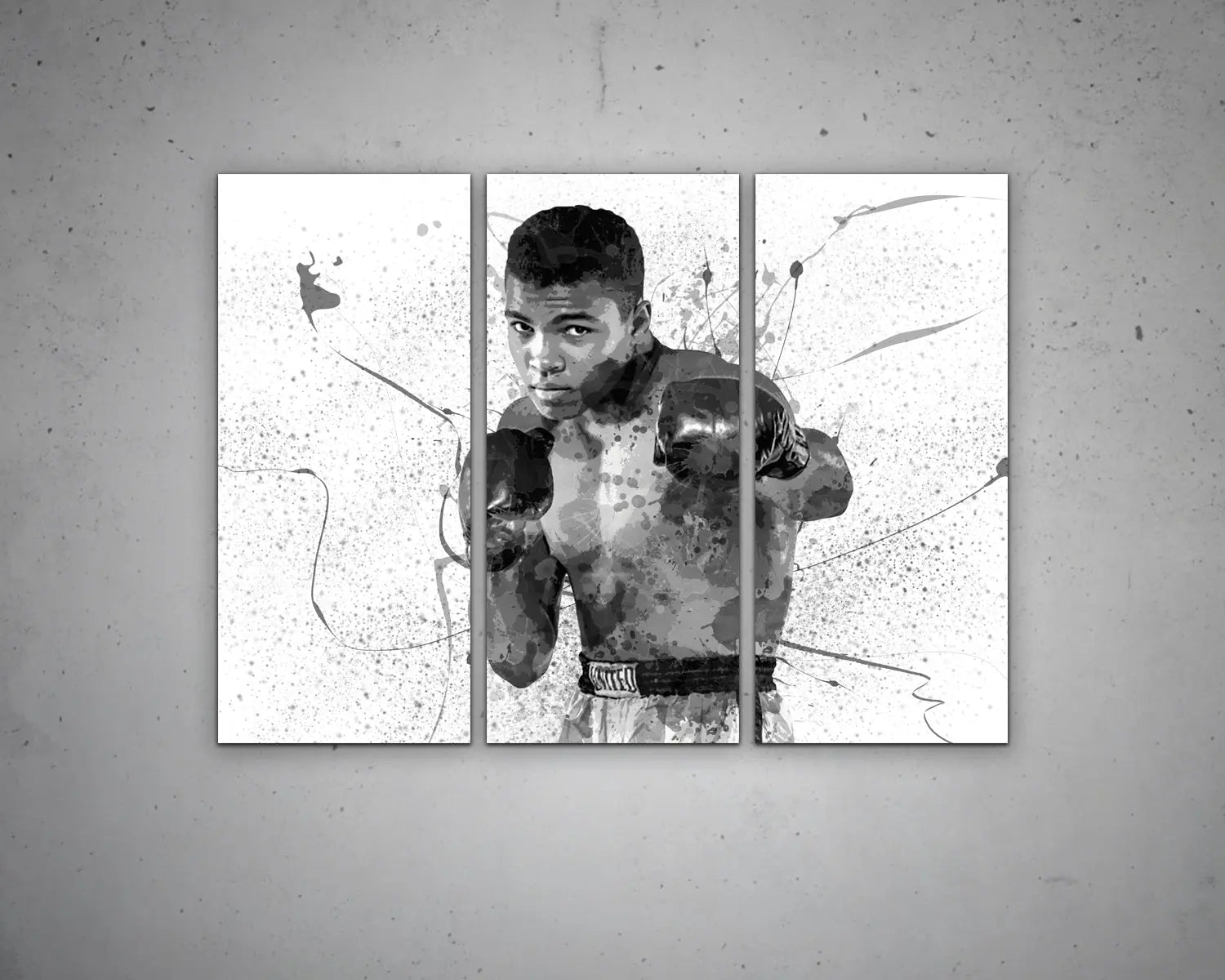 Muhammad Ali Splash Effect Canvas Art – My Idea Sports Canvas