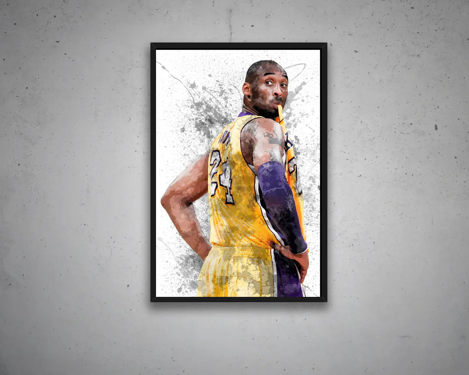 kobe bryant Splash Effect Canvas Art – My Idea Sports Canvas